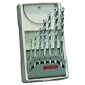 Bosch 2607017079 Masonry Drill-Set"Cyl-1" 7 Pcs 1-8mm