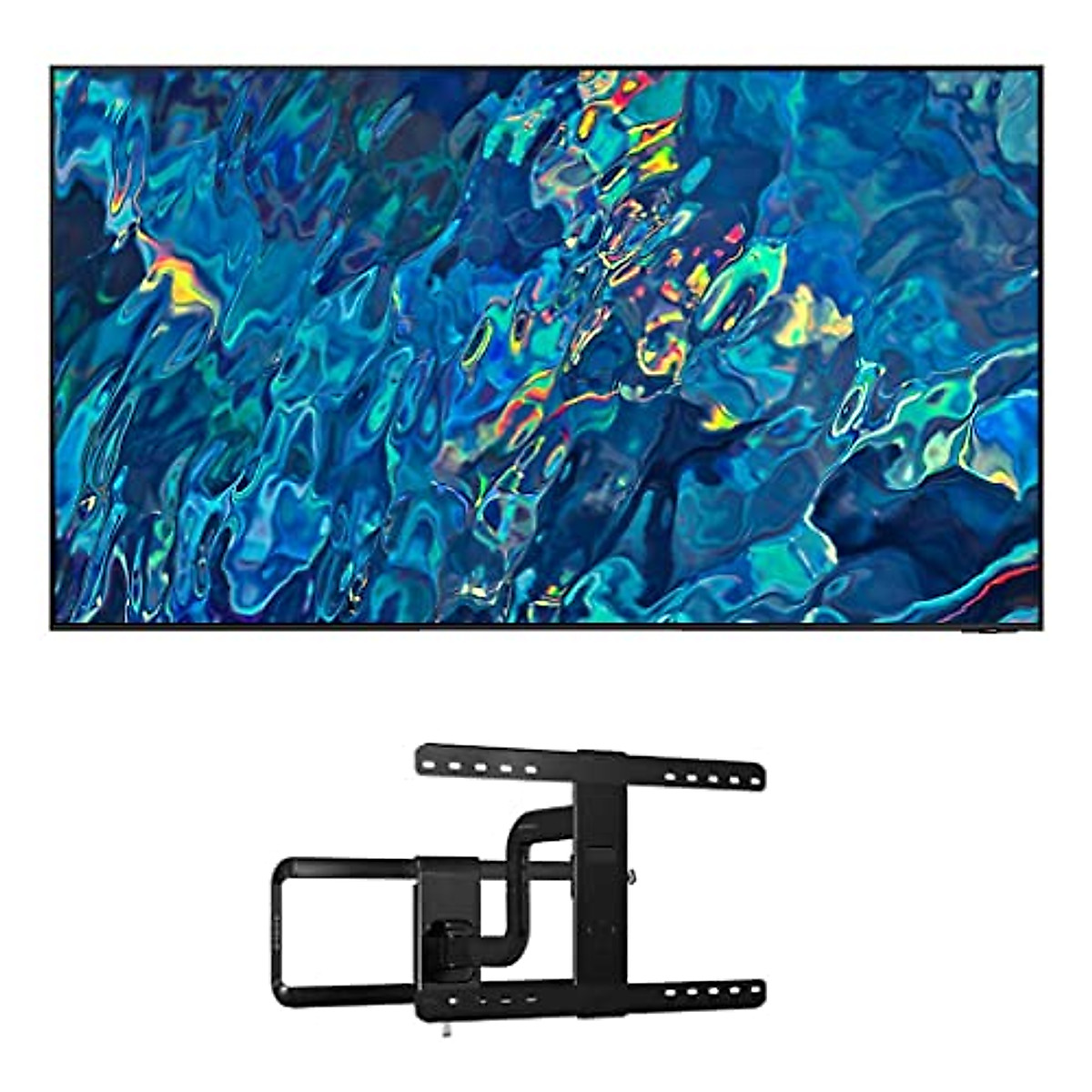SAMSUNG QN55QN95BAFXZA 55" Neo QLED 120Hz Anti-Glare 4K Smart TV with a Sanus VLF525-B1 Full-Motion Premium Series Mount for 50"-82" Flat Screen TV's (2022)