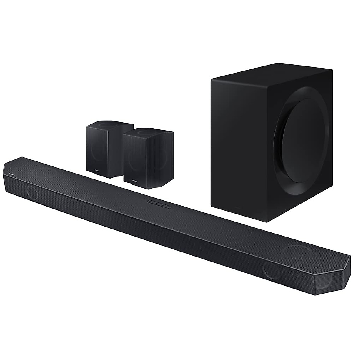 SAMSUNG HW-Q990C/ZA 11.1.4 ch. Wireless Dolby Atmos Soundbar and Rear Speakers 2023 (Renewed) Bundle with 2 YR CPS Enhanced Protection Pack
