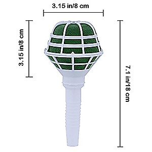 Supla 6 PCS Bouquet Holders Foam Floral Handle Handle Bouquet Holder for Bridal Fresh Flowers Silk Flowers Wedding Supplies Decoration