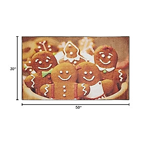 Mohawk Home Holiday Cookies Multi Area rug, 2'6x4'2, Gingerbread