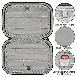 HEYSTOP 120 Switch Game Case, Switch Game Holder Compatible with Nintendo Switch or OLED Model or Steam Deck, PS Vita Game, SD Cards Storage Case