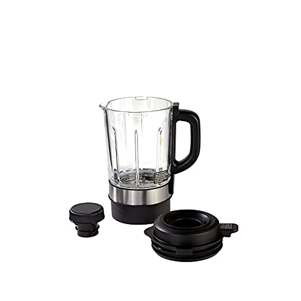 Professional blender, juicers, suitable for milkshakes and smoothies, etc., with 6 sharp blades with high power motor 1000 watts, large capacity 1.75 liters/60 oz. borosilicate glass, high-speed professional stainless steel countertops, variable speed con