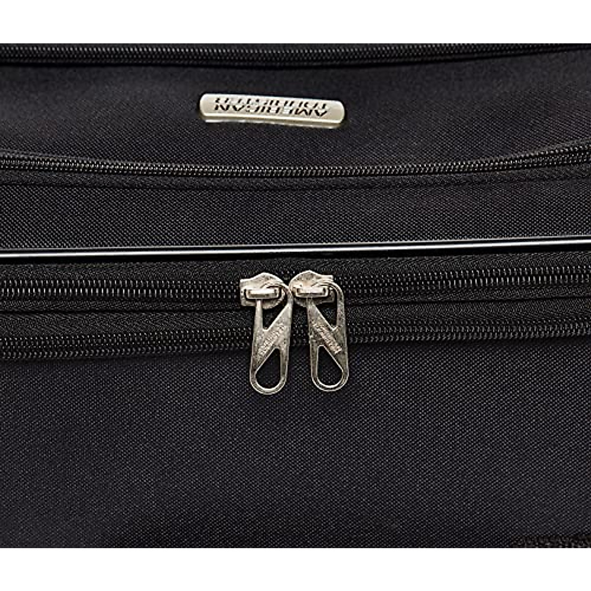 American Tourister Pop Max Softside Luggage with Spinner Wheels, Black, 3-Piece Set (21/25/29)