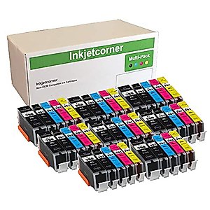 Inkjetcorner Compatible Ink Cartridges Replacement for PGI-250XL CLI-251XL PGI 250 CLI 251 for use with MX922 iX6820 MG5620 MG6620 MG5522 MG5420 MX722 MG6420 (40 Pack)