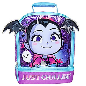 Disney Vampirina Just Chillin' 3D Dual Compartment Insulated Lunch Cooler Bag