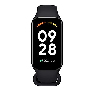 Xiaomi Redmi Band 2 Activity Fitness Tracker with 1.47" TFT Display, 14-Day Battery Life, Blood Oxygen, Heart Rate, Sleep & Stress Monitoring, 5 ATM Water Resistant, Fitness Watch for Men Women, Black