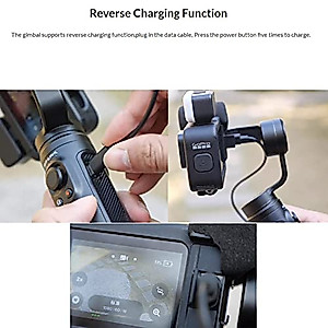 Universal Gimbal Stabilizer for GoPro Hero 10/9/8/7/6/5 Osmo Action Insta360 Sport Camera 3-Axis Anti-Shake Wireless Control Handheld w/ Tripod Stand Original Screw Mounting Plate INKEE Falcon Plus