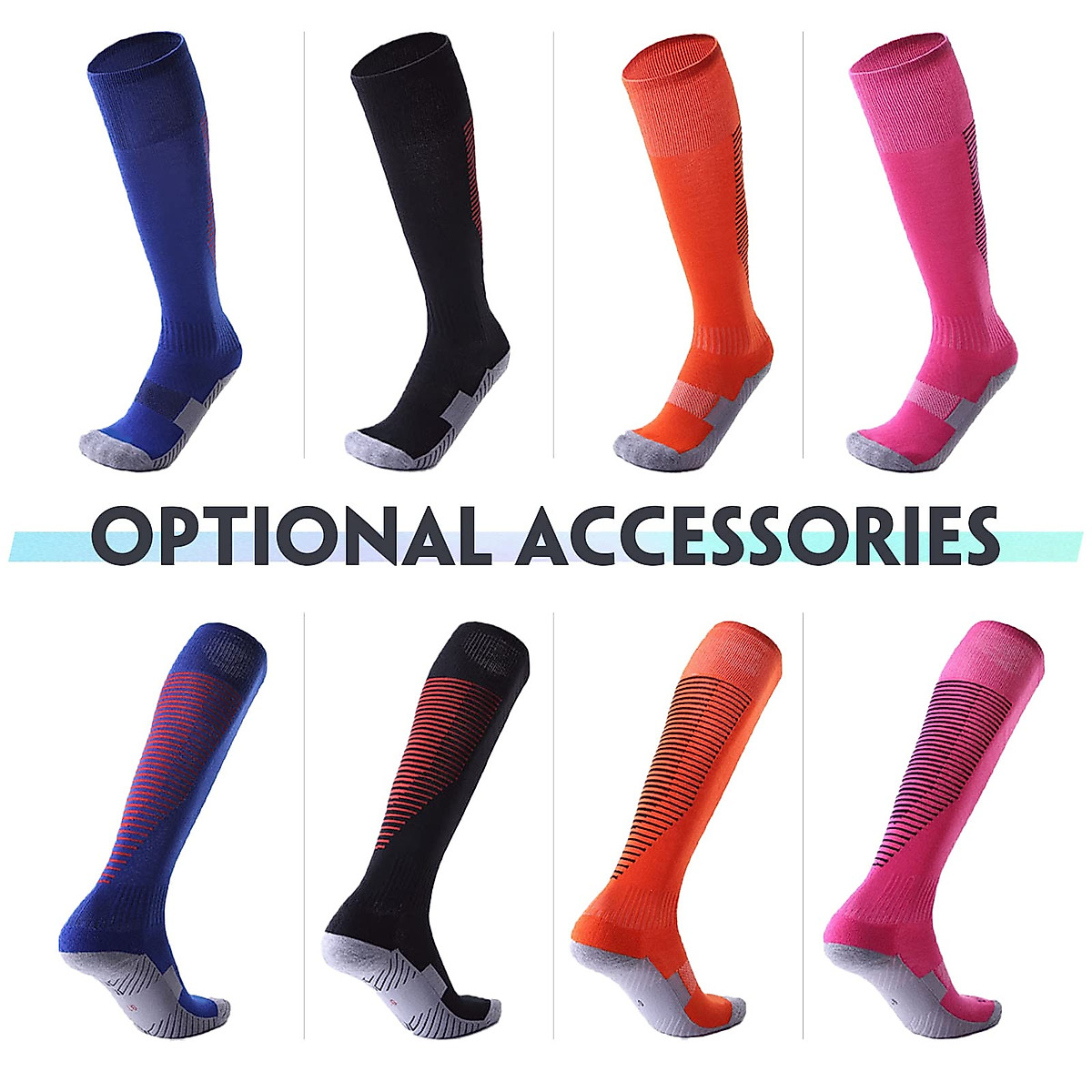 LAIFU Custom Soccer Jersey for Kids Soccer Uniforms for Men Women with Name Team Number Logo Sapphire Blue 4X-Small