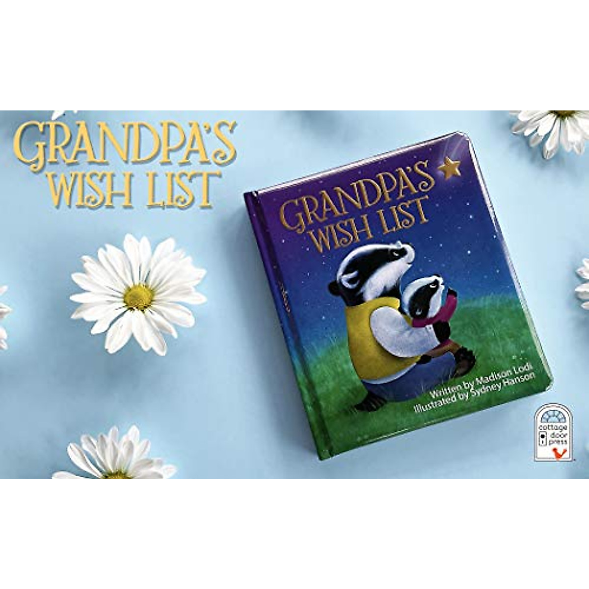 2-Pack Padded Board Books: Grandma's Wishes & Grandpa's Wish List, Ages 1-5 (Chunky Lift a Flap)