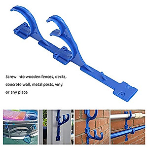 ZPSHYD Pool Pole Hanger, Plastic Pool Hanger Hook for Pool Telescoping Pole Vacuum Hose Leaf Skimmer Garden Tools