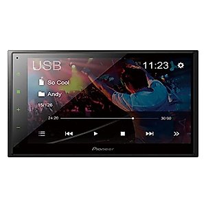 Pioneer 6.8 Double DIN Touchscreen Display, Apple iPhone and Android Music Support, in-Dash Bluetooth USB Digital Multimedia Car Stereo Receiver
