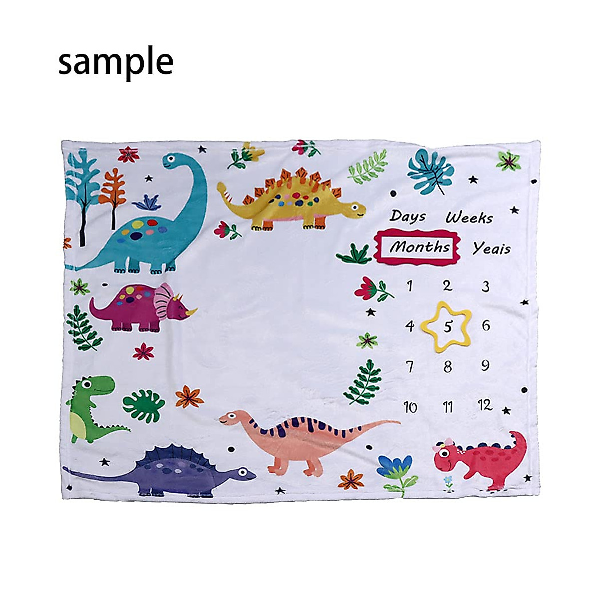 SXCHEN Baby Monthly Milestone Blanket 1 to 12 Months Premium Extra Soft Fleece Best Photography Backdrop Prop for Newborn Boy & Girl for Baby Shower Baby Star Your Engines Racing