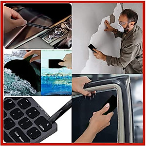 Putty Knife, 12PCS Plastic Paint Scraper, Multipurpose Spackle Knife, Scraper Tool For Painting, Caulking, Spackling, Wallpaper, Drywall, 3D Printing, Spatula Scraper, Scraper Cleaning Tools