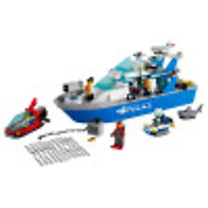 LEGO City Police Patrol Boat 60277 Building Kit; Cool Police Toy for Kids, New 2021 (276 Pieces)
