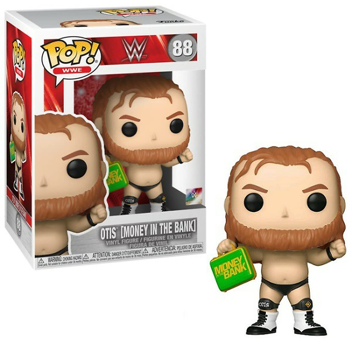 POP WWE: Otis [Money in The Bank] Funko Pop Vinyl Figure (Bundled with Compatible Pop Box Protector Case) Multicolored 3.75 inches STL173623547 WWE - Otis (Money in The Bank)
