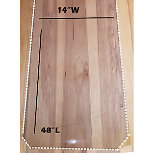 The Global Display Solution Wire Rack Shelf Liners | Durable PVC | Pre-Cut Notched Corners | 4 Pack | 48" L x 14" W