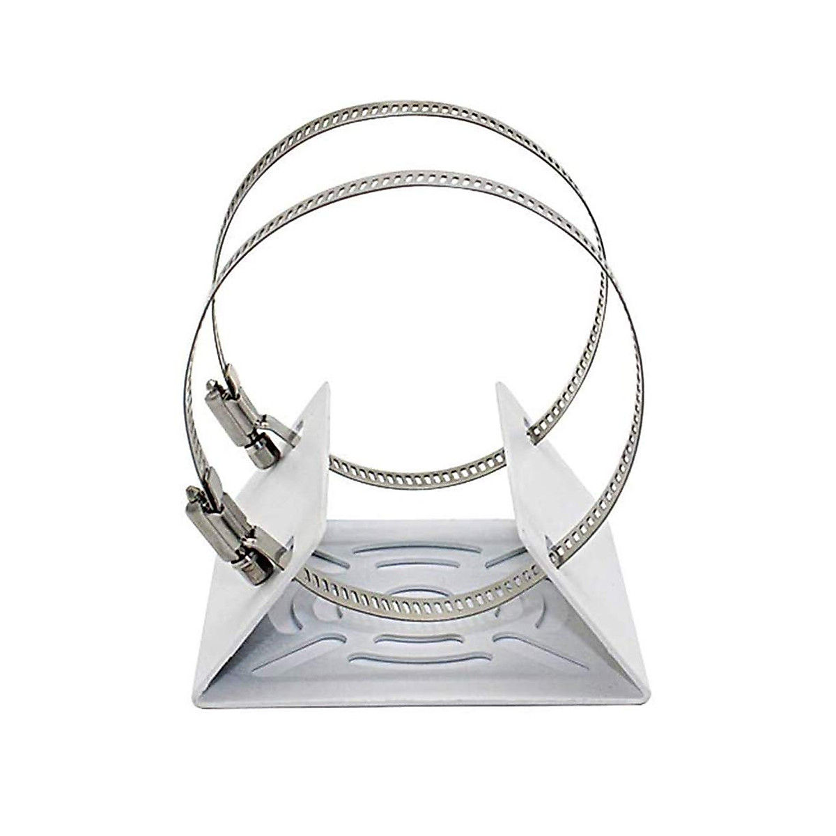 Ares Vision Universal CCTV Camera Metal Pole Mount Junction Bracket (2 Pack) - Durable Camera Pole Mount, Reliable CCTV Pole Mount, Sturdy Pole Mount for CCTV Cameras, Easy Installation