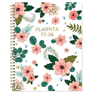 2023 Planner - Planner 2023, with Weekly and Monthly Spreads, 8’’ x 10", Jan 2023 - Dec 2023, Monthly Tabs, Twin-Wire Binding, Thick Paper, Check Boxes, Flexible Cover, Perfect Daily Organizer