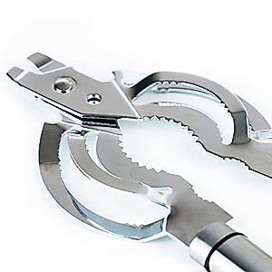 Zoiwdur Jar Opener, Multifunctional Jar Opener for Weak Hands, Stainless Steel Jar Lid Opener, Beer Bottle Opener for Seniors with Arthritis, Children