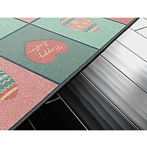 Brumlow Mills Pastel Easter Print Indoor or Outdoor Area Rug for Living Room, Dining, Kitchen Rug, Bedroom or Doorway Mat, 2'6" x 3'10"