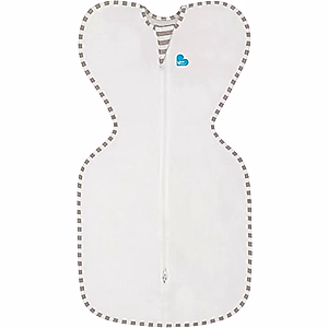 Love To Dream Swaddle UP, Organic, Cream, Medium, 13-19 lbs., Dramatically Better Sleep, Allow Baby to Sleep in Their Preferred arms up Position for self-Soothing, snug fit Calms Startle Reflex