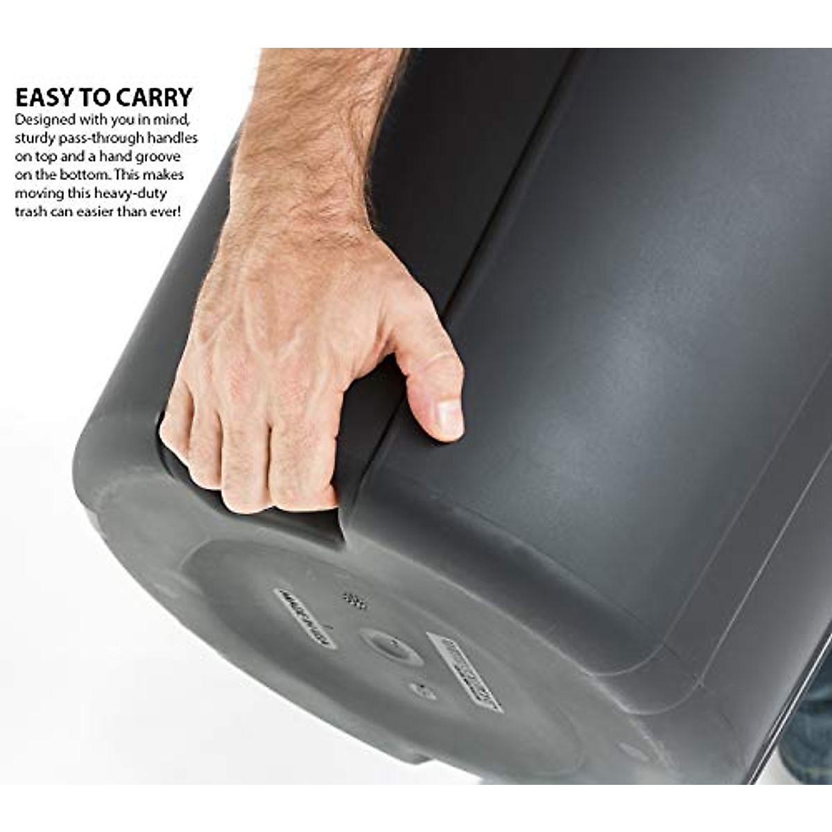 United Solutions 20 Gallon Outdoor Waste Garbage Bin (5 pack)