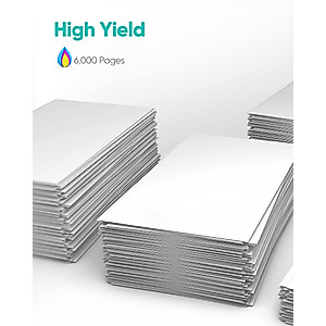 ecodot 552 Pigment Ink Refill Ink Bottle Replacement for Epson 552 Ink Used for EcoTank Photo ET-8500, ET-8550 Printer (1 Photo Black, 1 Black, 1 Cyan, 1 Magenta, 1 Yellow, 1 Grey, 6-Pack)