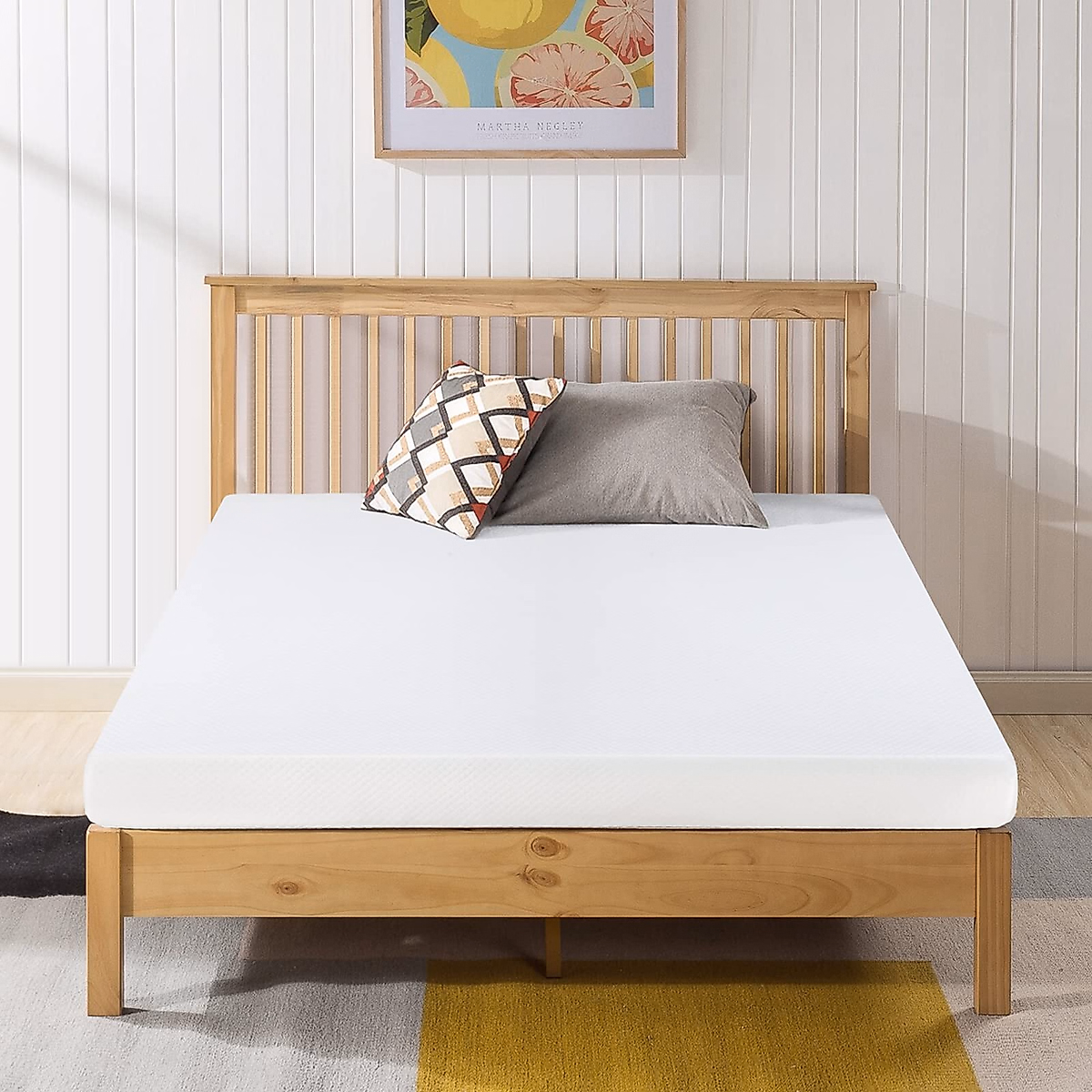 Pazidom Full Memory Foam Mattress 6 Inch Full Size Mattress for Pressure Relief Medium Firm Mattress in a Box Full Mattress with Easy-to-Clean Cover, Fiberglass Free, CertiPUR-US Certified