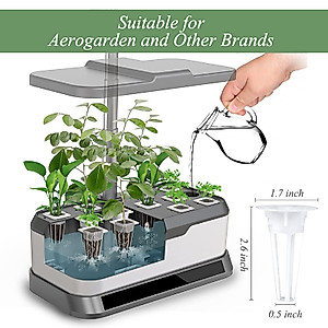 Tigvio 50 Piece Hydroponic Pods Kit: Grow Anything with 50 Grow Sponges - Compatible with All Hydroponics Brands