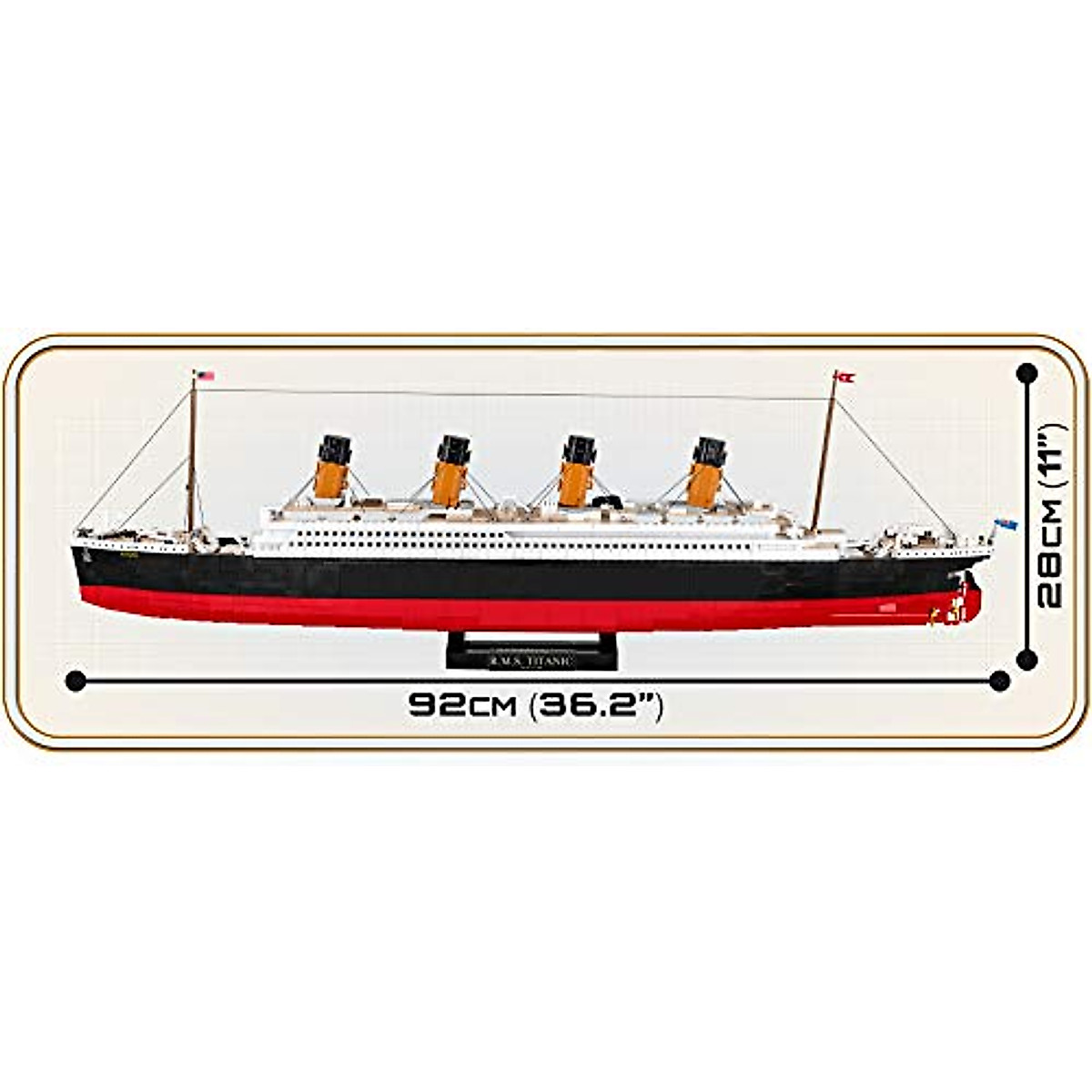 COBI Historical Collection R.M.S. Titanic, Limited Edition, Scale 1:300 (2840 Pieces)