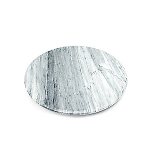 Fox Run 3840 Marble Lazy Susan, White