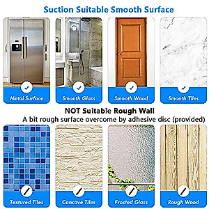 BOPai 24 inch Vacuum Suction Cup Towel Bar,Removeable Shower Mat Rod Shower Door Adhesive Towel Bar Suction Towel Rack,Premium Chrome