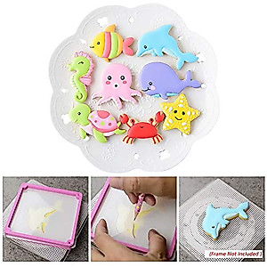 Ocean Cookie Cutters with Matching Cookie Stencils -Set of 16