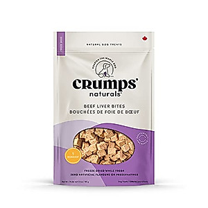 Crumps' Naturals Beef Liver Bites For Pets, 4.8-Ounce