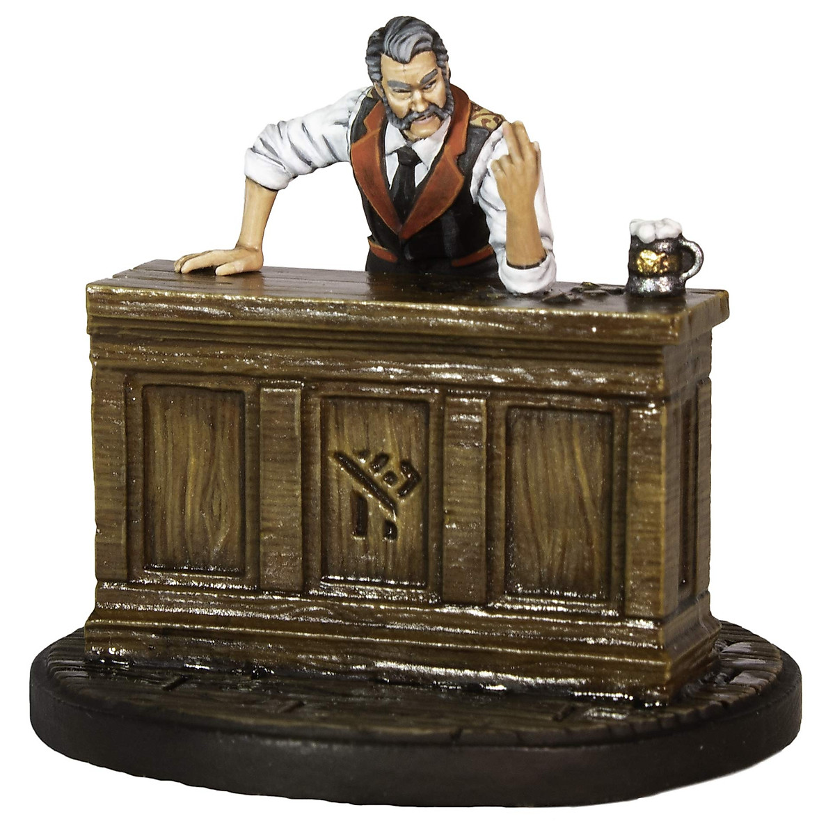 Gale Force Nine Dungeons & Dragons Waterdeep Dragon Heist: Durnan of The Yawning Portal (1 Fig) Collector's Series Miniature, Multicolor