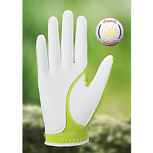 SIMPLE SYMBOL Women's RainGrip Golf Glove Two Pack,Hot Wet Weather Comfort,（Two Left Hands Or Two Right Hands Or One Pair） Four Colors to Choose from Pink/Purple/White/Green(Green,S,Right)