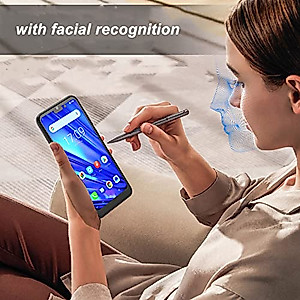 IP14 Pro Smartphone, 6.1in 4GB RAM 32GB ROM Unlocked Smartphone Ultrathin Face Recognition Dual Card Dual Standby Cellphone, Great Gifts for Parents (Black)