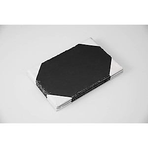 KEVLANG 3 pack-12"x 8" Slate Cheese Boards with Natural Cut Edges. Perfect Slate Serving Tray for Cheese,Cupcakes,Fruits,Snacks,Biscuits,Steak,Bacon,Sushi