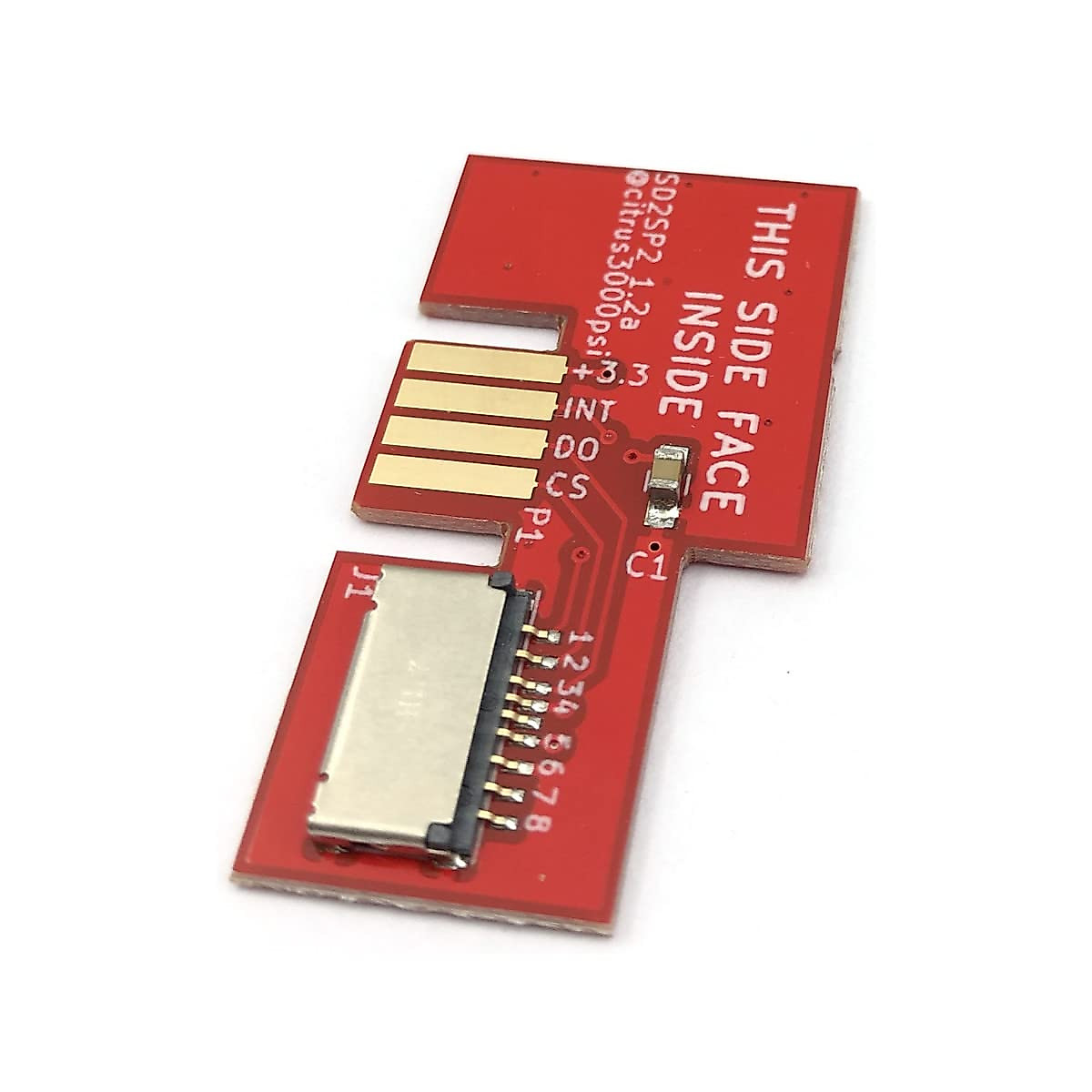 FainWan SD2SP2 Micro SD Card Adapter 1.2A SDLoader Mod Compatible with Nin-tendo Game-Cube NGC Serial Port 2 MicroSD Card Adapter (3rd Party)