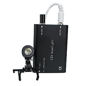 CARESHINE Black LED Head Light Lamp for Dental Surgical Medical Binocular Loupe USA Shipping 2-5 Days Delivery
