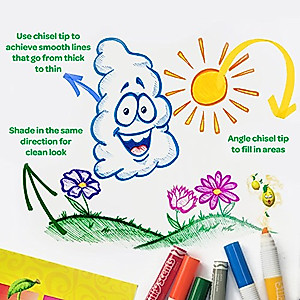 Crayola Silly Scents Scented Markers, Washable Markers, 12 Count, Gift for Kids