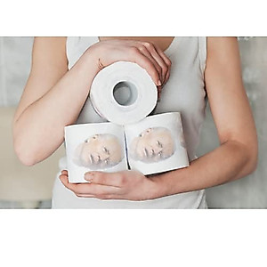 Peelitical Toilet Paper Roll - Gag Gift Novelty TP With Full-Color Image - 2 Ply Bath Tissue 100 Sheets Per Roll - Funny Democrat Joke With Image Printed On Every Sheet (Sleepy Joe)