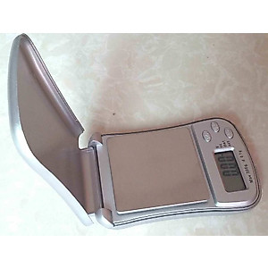 Newline Digital Pocket Jewelry Fliptop Accurate Scale, SHP0003-Silver