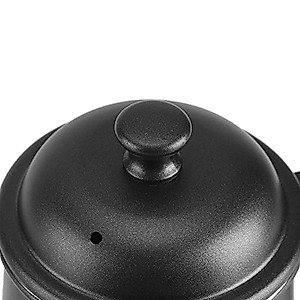 Ikunde 650ML Stainless Steel Gooseneck Spout Kettle Coffee Tea Home Brewing Drip Pot Black