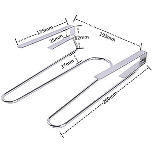Wine Glass Rack- Stemware Holder Wine Champagne Glass Holder 2 Slots Adjustable Wine Glass Rack, Useful Under Cabinet Stemware Rack Hold up to 6 to 8 Wine Glasses