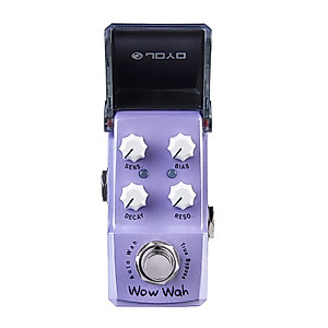 JOYO JF-322 Auto Wah Wow Wah Mini Pedal Bundle with JP-06 Noise Blocker Pedal Power Supply