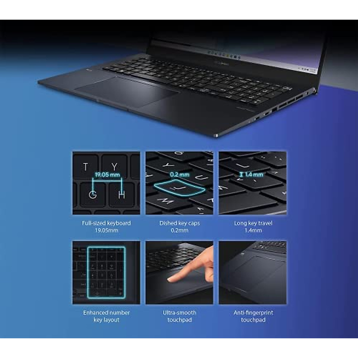 ASUS 2023 Zenbook Pro 17 17.3” 2.5K 165Hz Business Laptop, AMD Ryzen 9 6900HX, 16GB RAM, 1TB PCIe SSD, Backlit Keyboard, NVIDIA GeForce RTX 3050, Win 11, Black, 32GB SnowBell USB Card