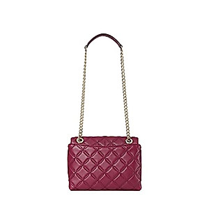 Kate Spade New York Natalia Small Flap Crossbody Bag (Blackberry Preserve)