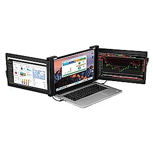 Monitor USB- C Portable Monitor FHD HDR 1080P 13. 3 Inch Computer Dual Display with Speaker Dual Type- C Mini HDMI External Monitor for Laptops PC Mobile Phones ps3/ ps4 Xbox Switch Gaming Monitor